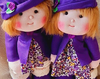 Cuddle Time Rag Doll - Etsy