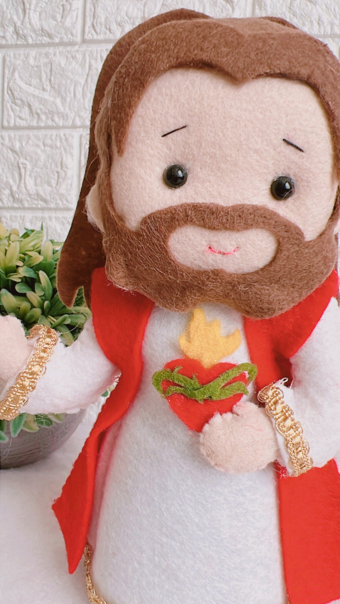 Sacred Heart of Jesus Doll Saint Dolls Jesus Rug Doll - Etsy