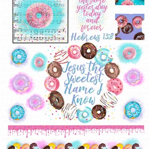Jesus the Sweetest Name I Know Bible Journaling Printable Sticker Sheet ...