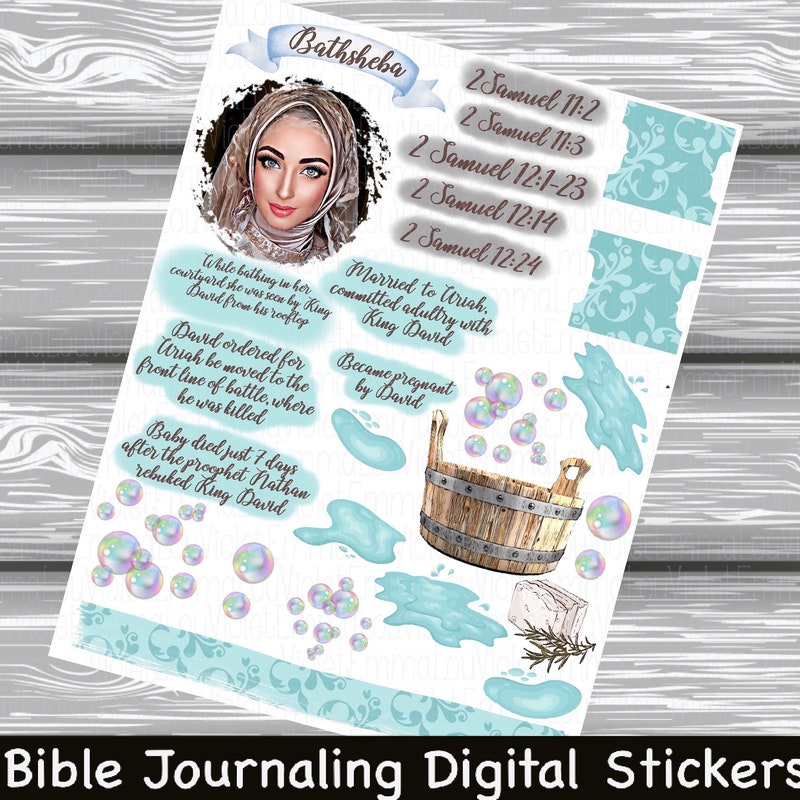 Bible Journal Stickers - Etsy