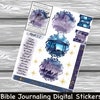 Samson Men of the Bible Series Bible Journaling Printable Sticker Sheet ...