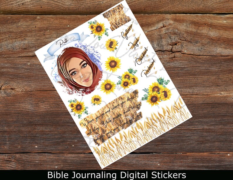 Ruth-women of the Bible Series Bible Journaling Printable - Etsy