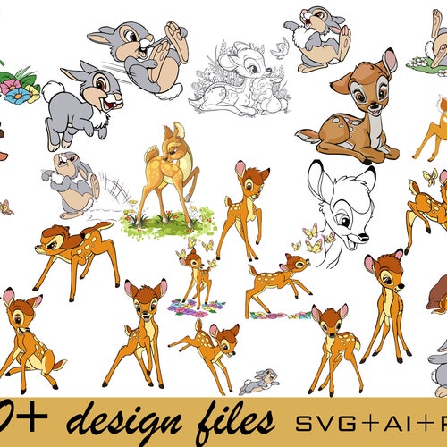 Bambi Thumper SVG File - Etsy Canada