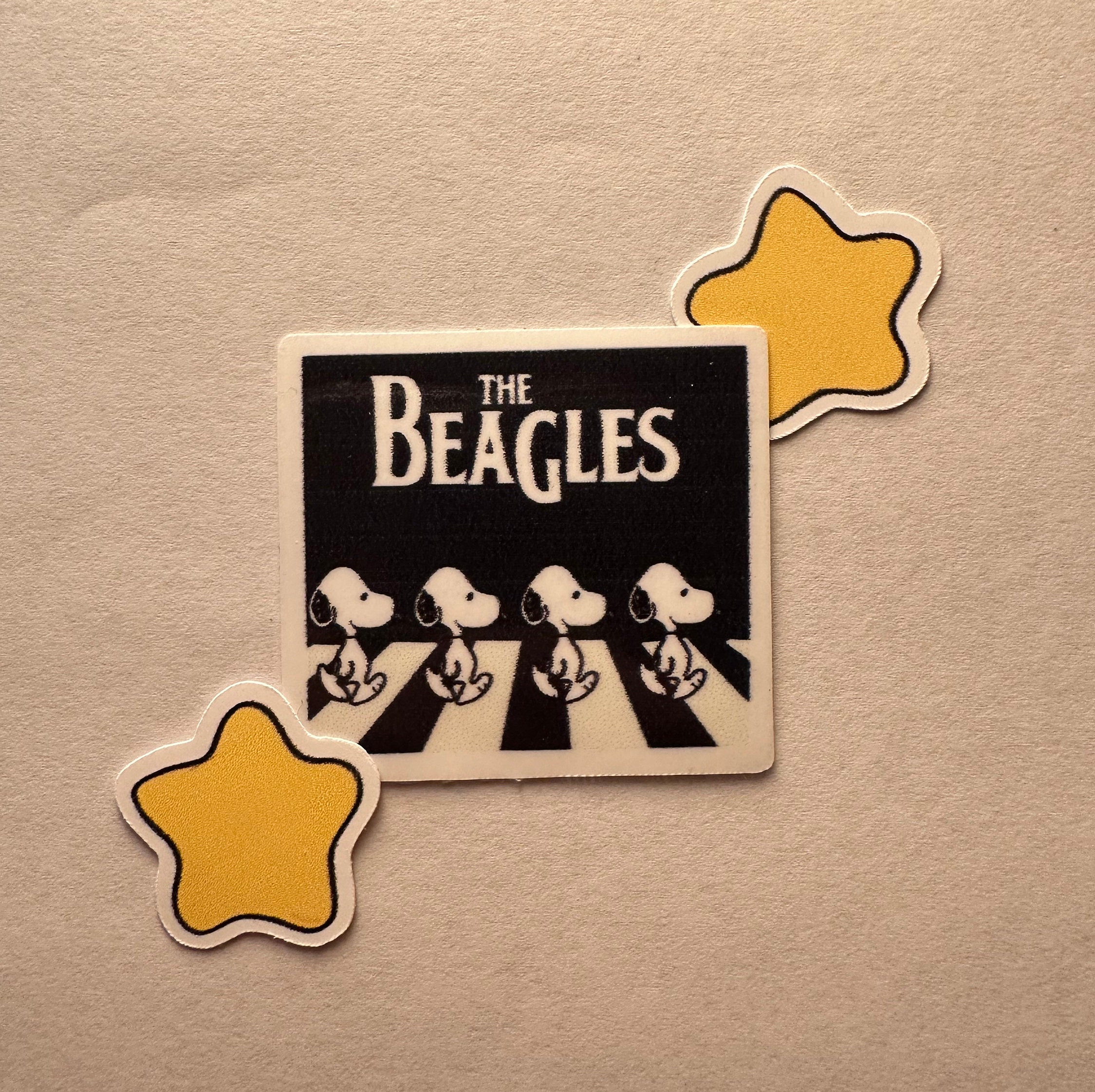 Snoopy the Beagles Water Resistant Vinyl Sticker - Etsy