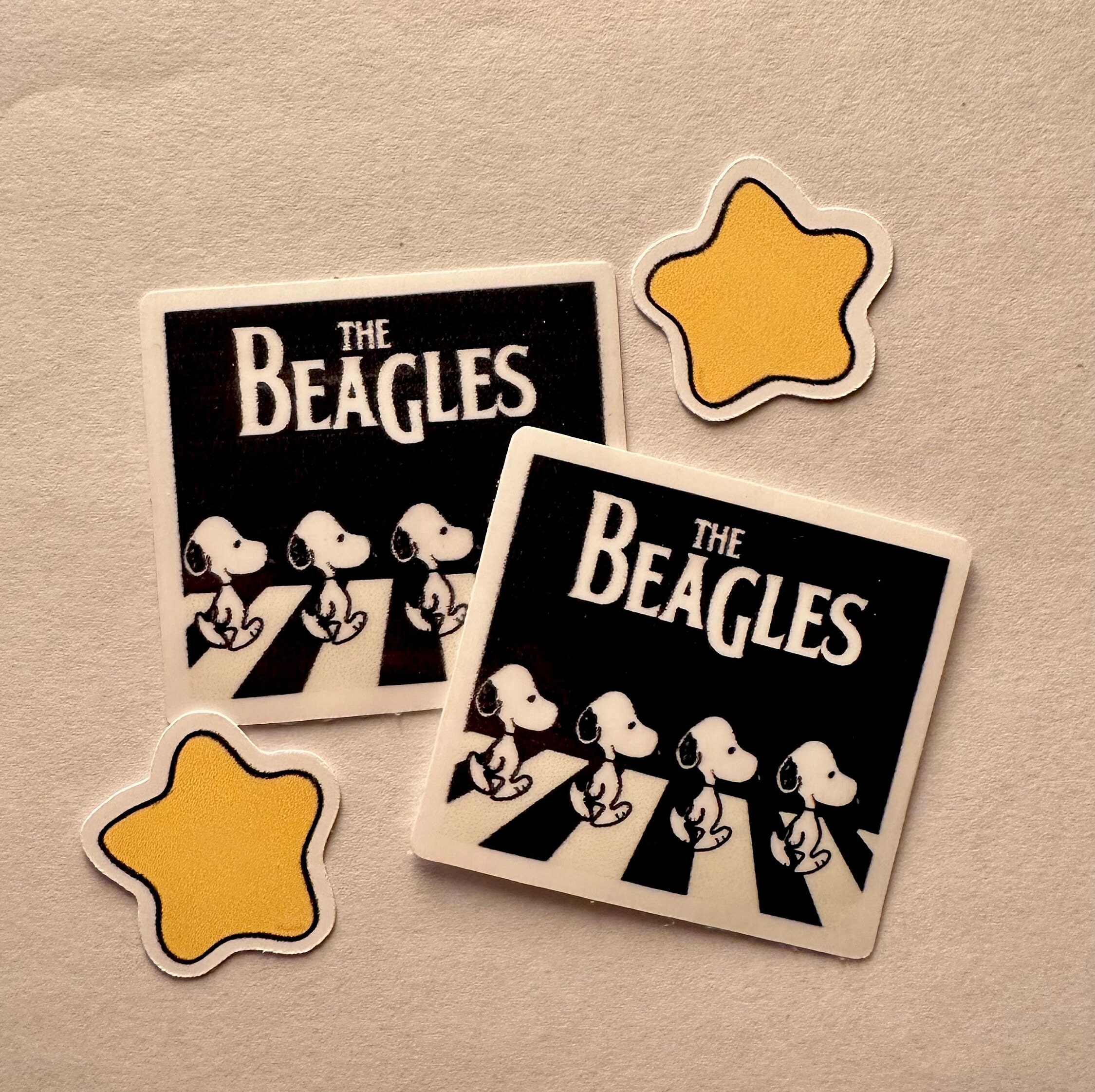 Snoopy the Beagles Water Resistant Vinyl Sticker - Etsy