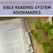 Bible Bookmark Reading System | Professor Grant Horner's | Daily Bible ...