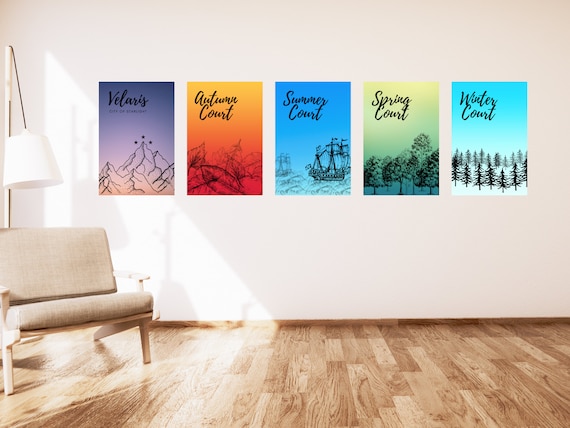 ACOTAR Inspired Wall Art - Etsy