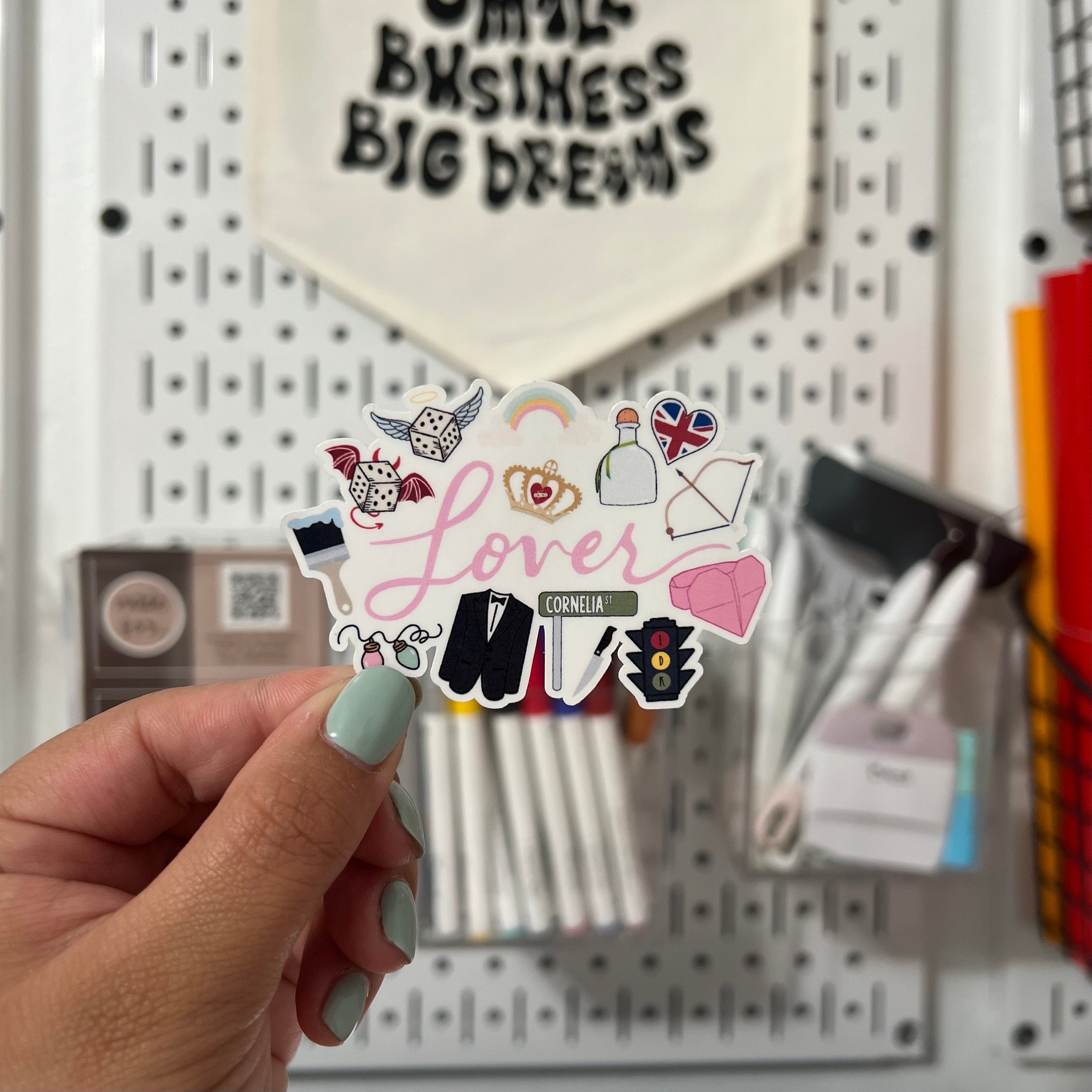 Taylor Swift Lover Album Inspired Sticker - Etsy