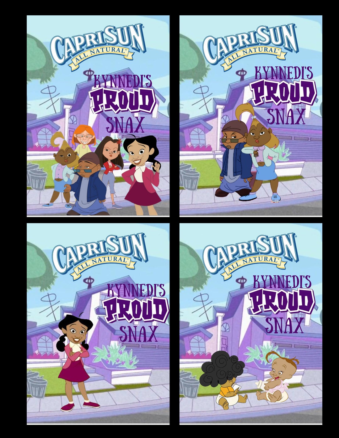 Custom Capri Sun Template - Etsy