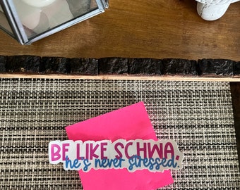 Schwa Sticker - Etsy