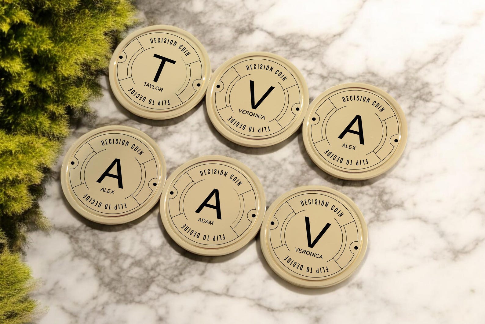 Custom Flip Coin for Everyday Decisions, Unique Gift Idea, Fun Gift for ...