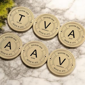 Custom Flip Coin for Everyday Decisions, Unique Gift Idea, Fun Gift for ...