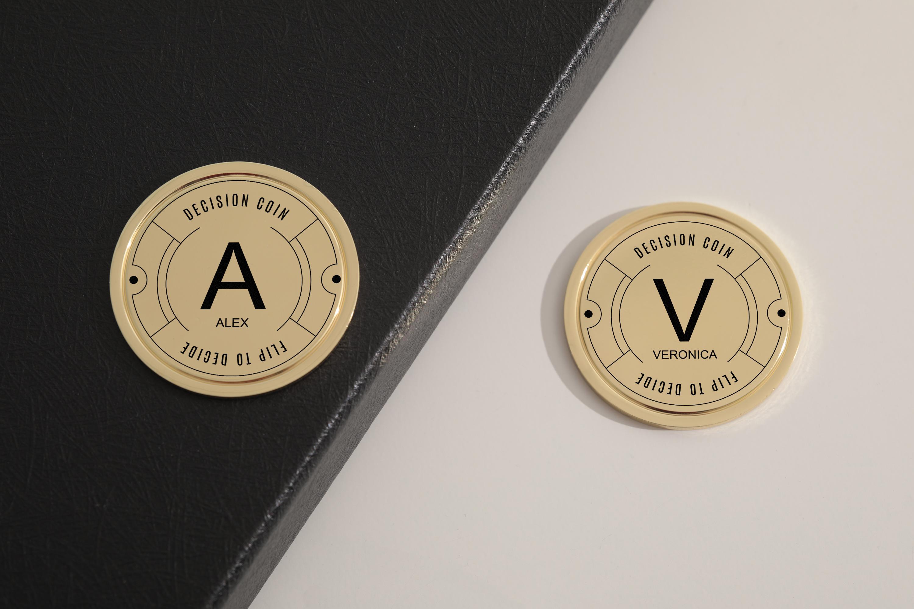Custom Flip Coin for Everyday Decisions, Unique Gift Idea, Fun Gift for ...