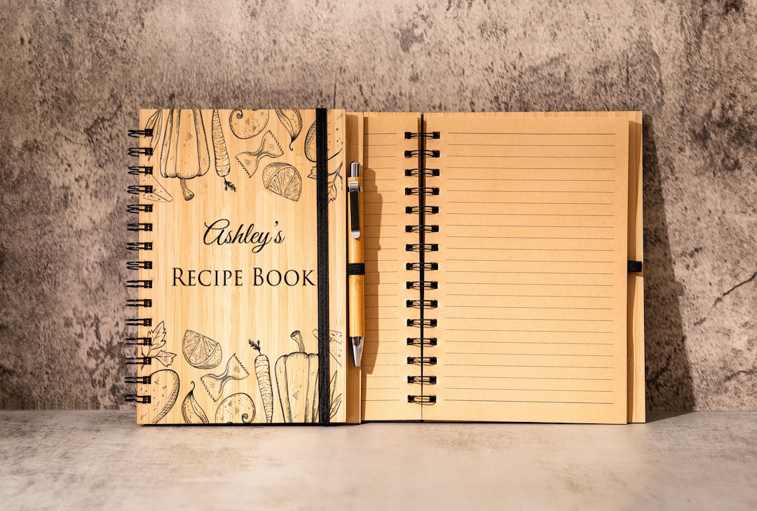 Personalized Recipe Journal, Custom Cookbook, Travel Journal ...