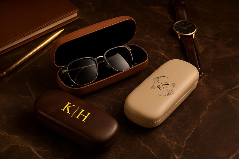 Eyeglass Case, Custom Glasses Case, Personalized Eyeglass Case, Stylish ...