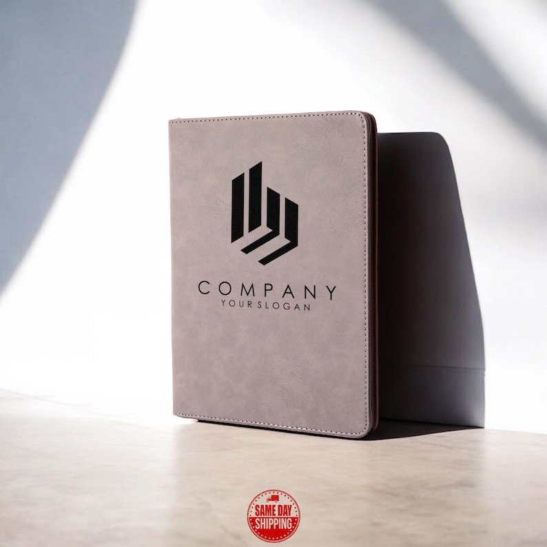Personalized Company Portfolio, Customized Zipper Portfolio, Business ...
