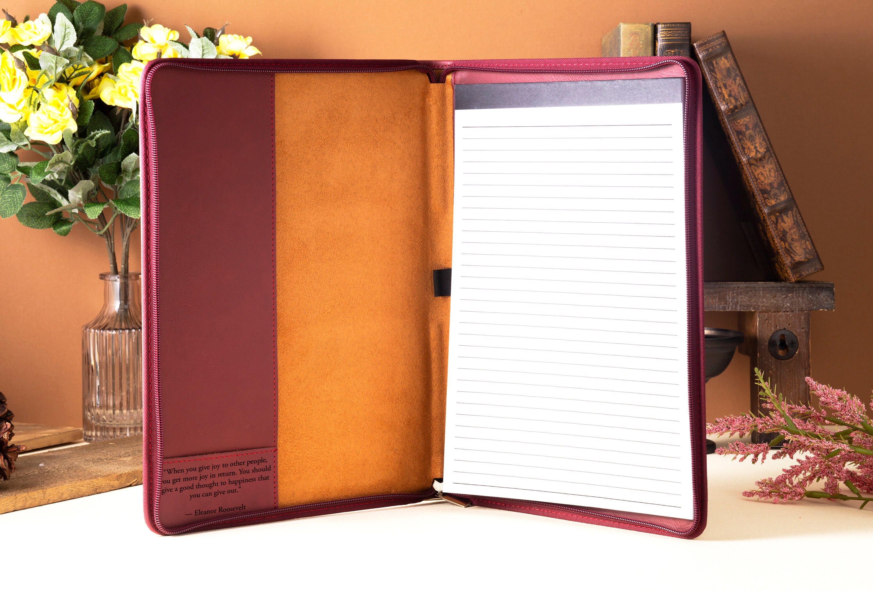 Personalized Refillable Portfolio Custom Portfolio With - Etsy UK