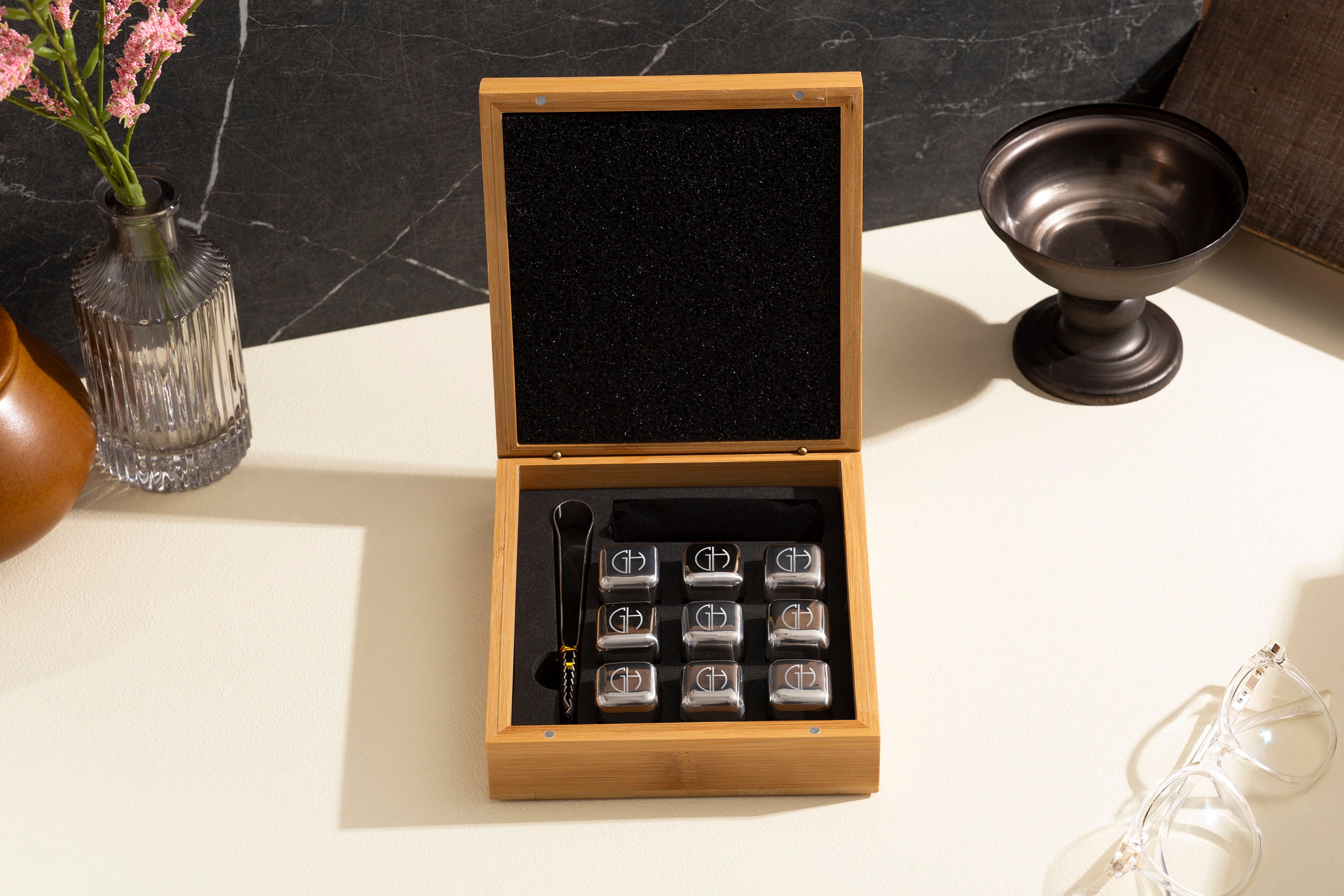 Personalized Whiskey Stone Set Custom Whiskey Stone Chilling - Etsy