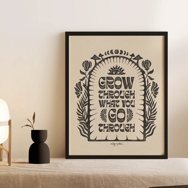 Grow Through What You Go Through Svg - Etsy