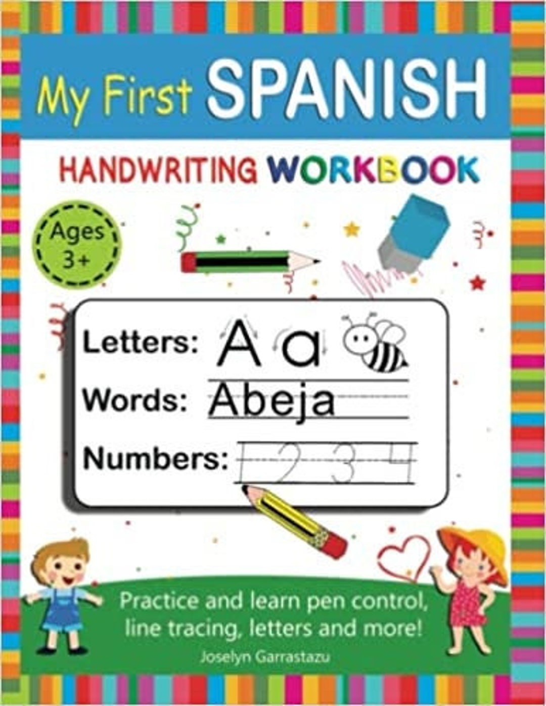 Alphabet Handwriting Worksheets in Spanish Kindergarten Preschool ...