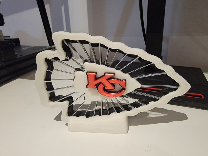 Logo Suspended / Floating Desk Decoration LED Lightbox Kansas City ...