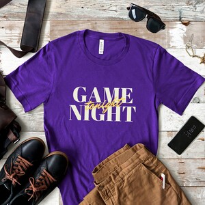 Game Night Tonight T Shirt, Board Game T Shirt, Gift for Gamer, Family ...