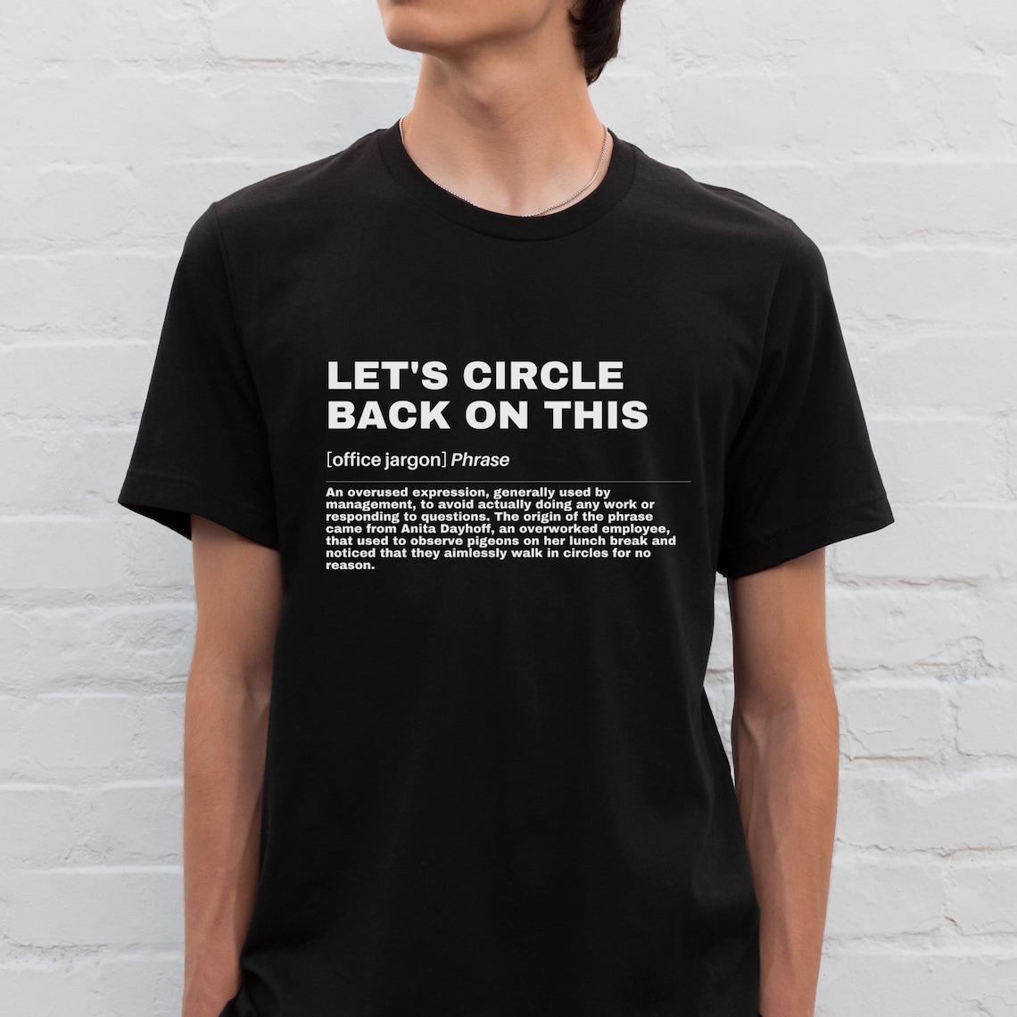 Let's Circle Back on This T Shirt, Funny Work Shirt, Funny Coworker ...