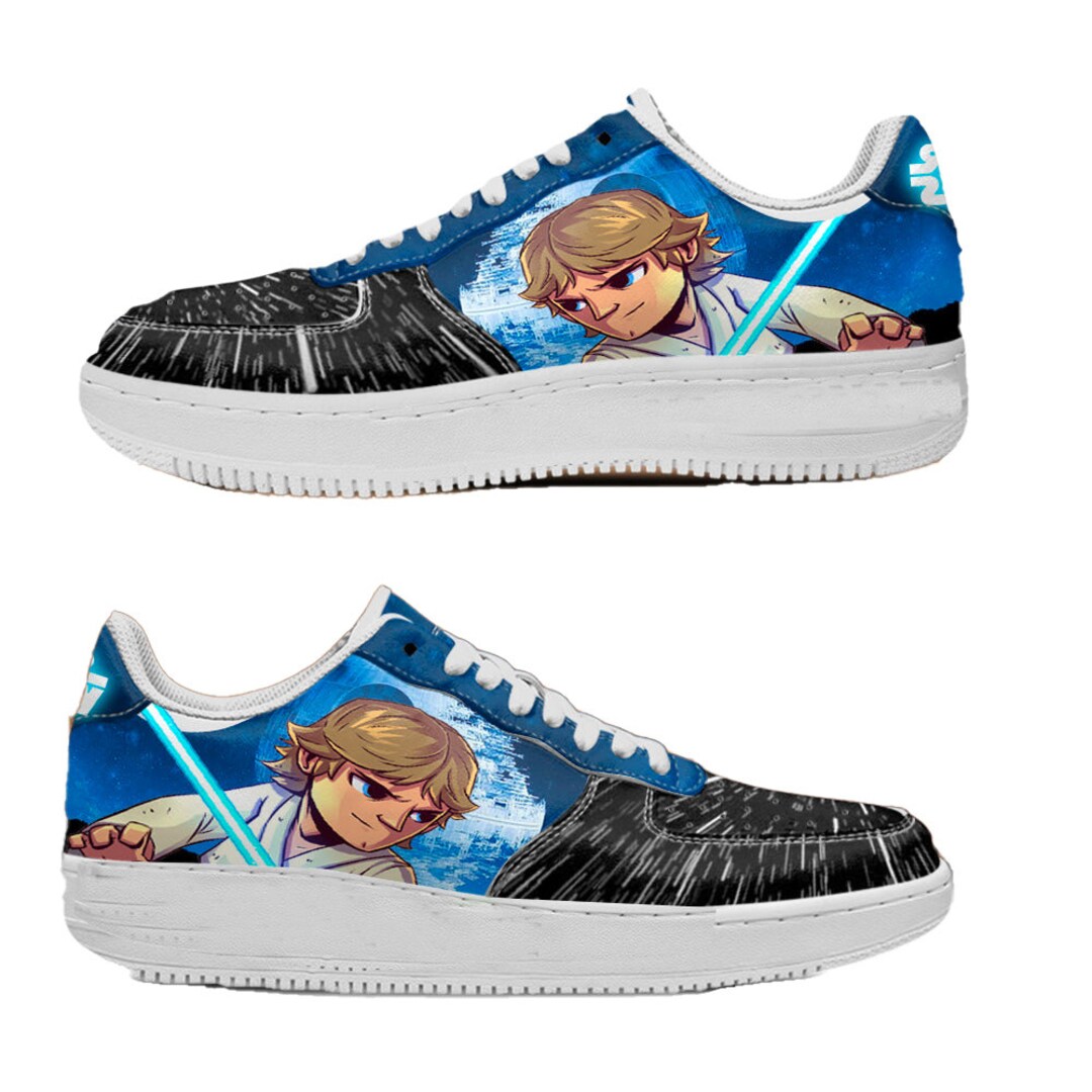 Luke Skywalker Af1s Sneakers Custom Shoes - Etsy