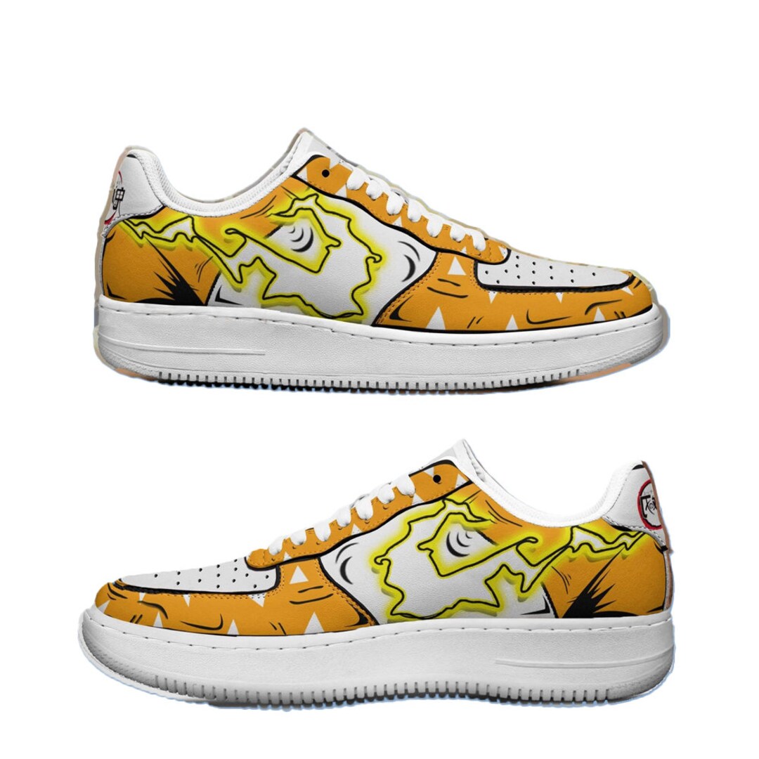Zenitsu Shoes Custom Anime Anime Sneakers - Etsy