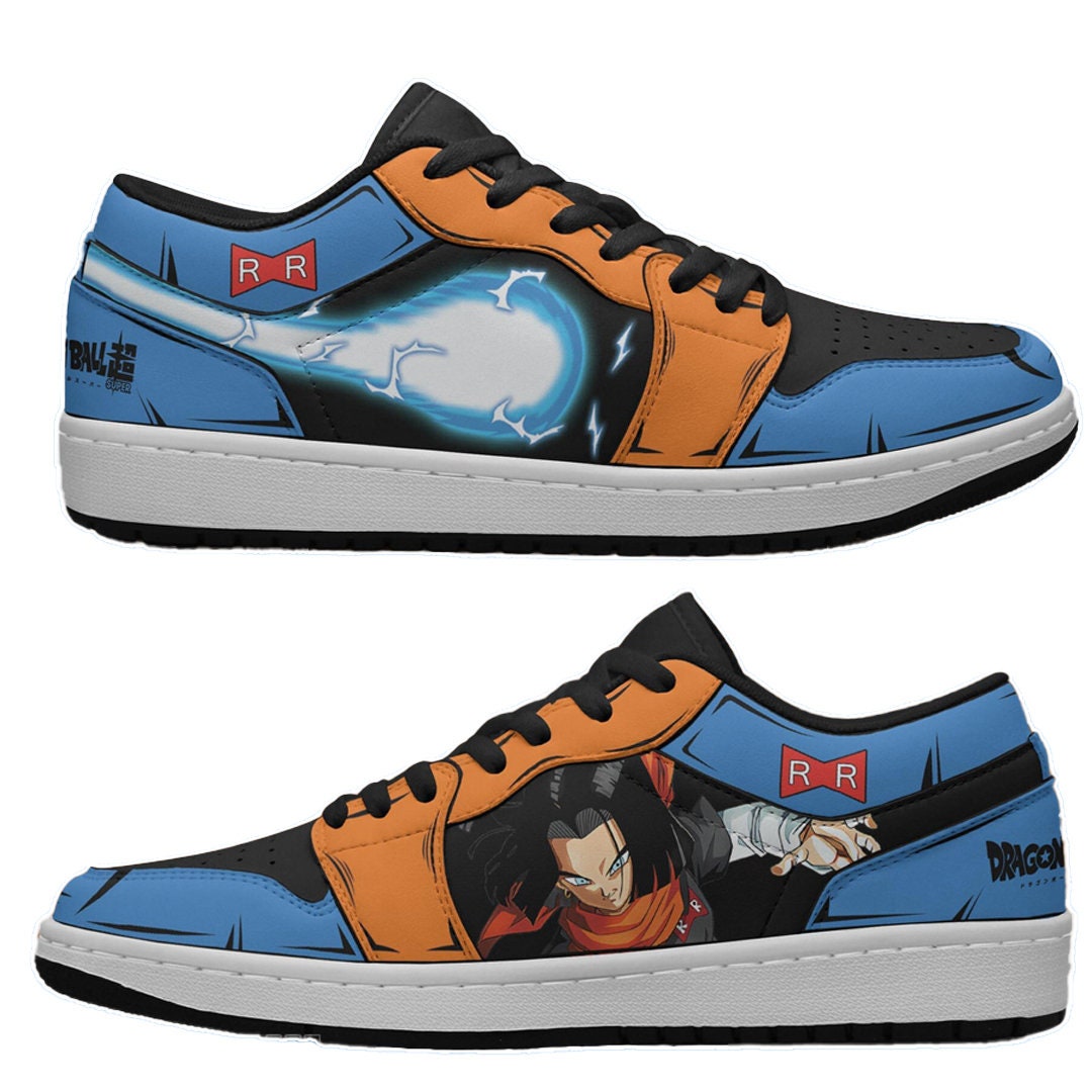 Android 17 Shoes Custom Anime JD Low Sneakers - Etsy