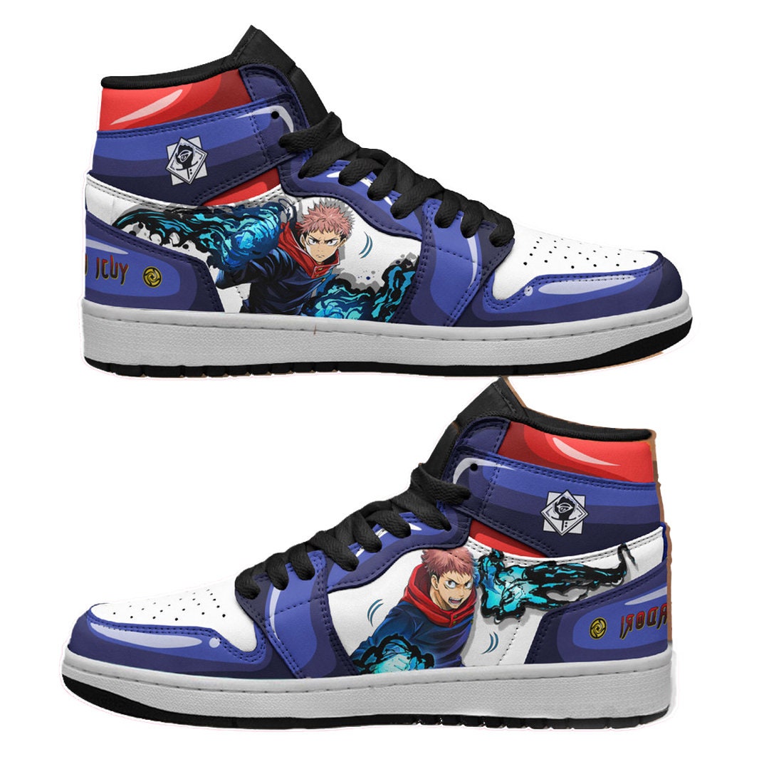Yuji Itadori Sneakers Limited Edition Jjks Anime Shoes New - Etsy