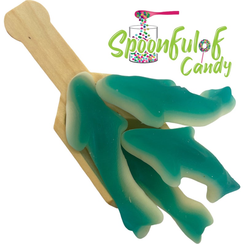Blue Gummy Sharks Gummy Candy UK Candy Gift Box Sweet - Etsy