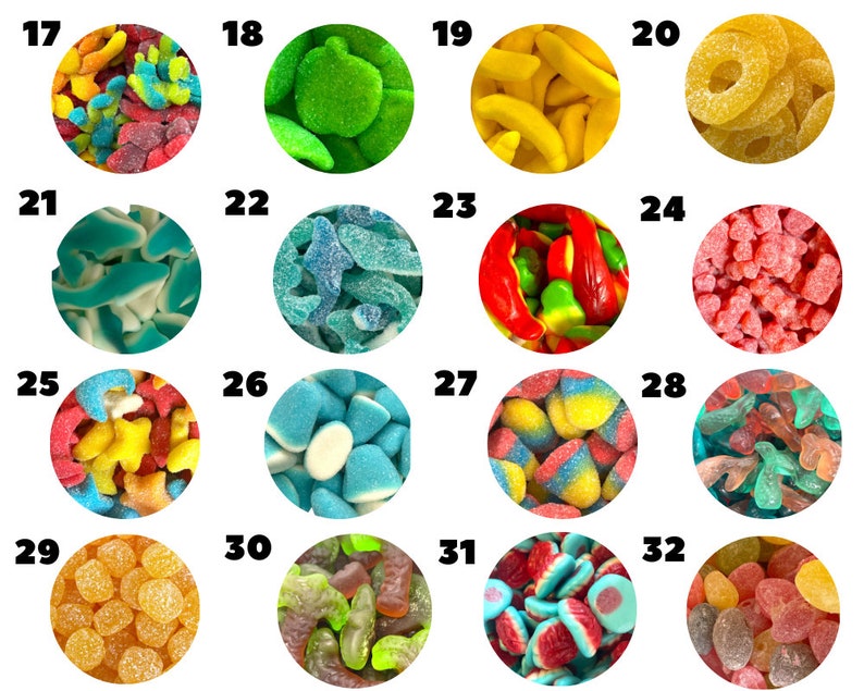 Custom Mix Gummy Candy Gift Box: UK Sweet Treat - Etsy