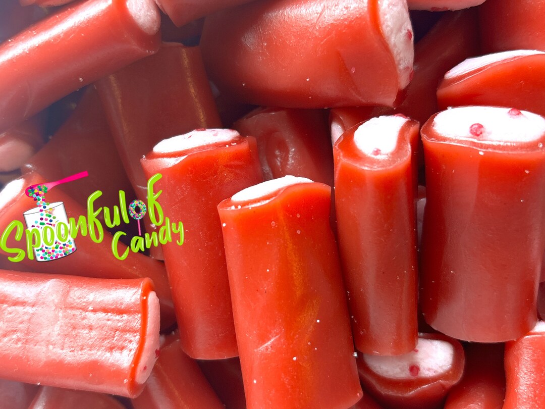 8oz Bag of Rambo Crunchy Strawberry Candy-uk Candy, Strawberry, Rambo's ...