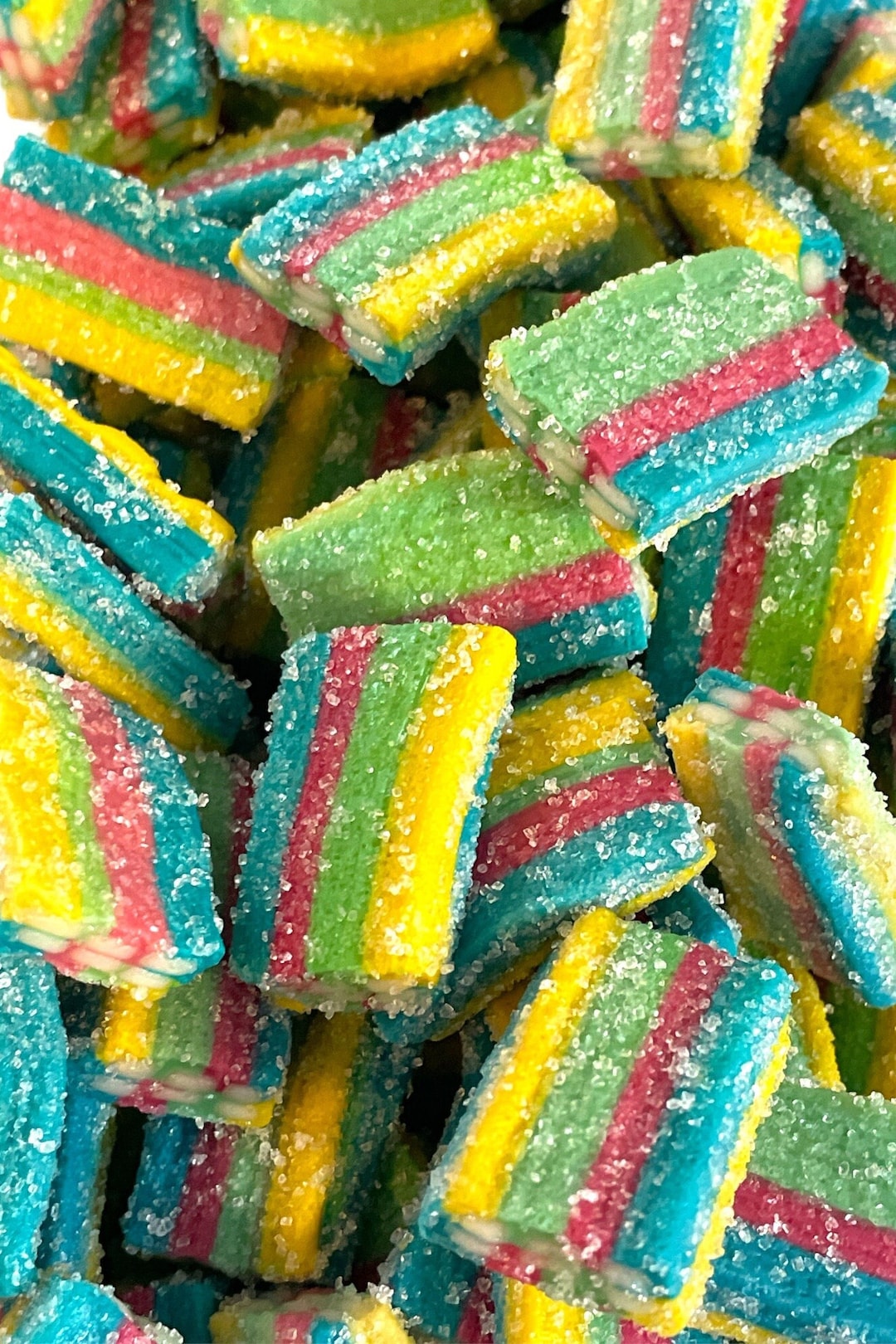 Gummy Rainbow Candy Bricks- Gummy Candy, UK Candy, Gift Box, Sweet ...