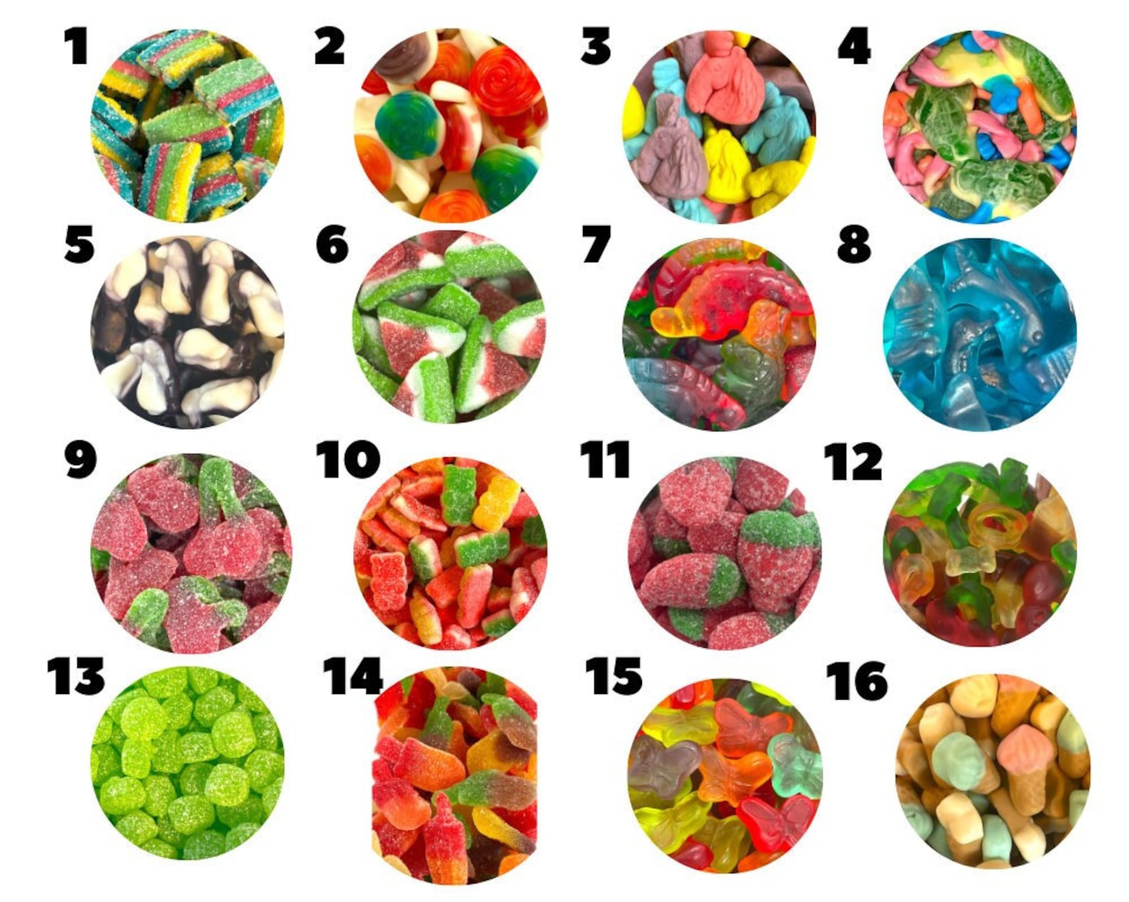 Custom Mix Gummy Candy Gift Box: UK Sweet Treat - Etsy