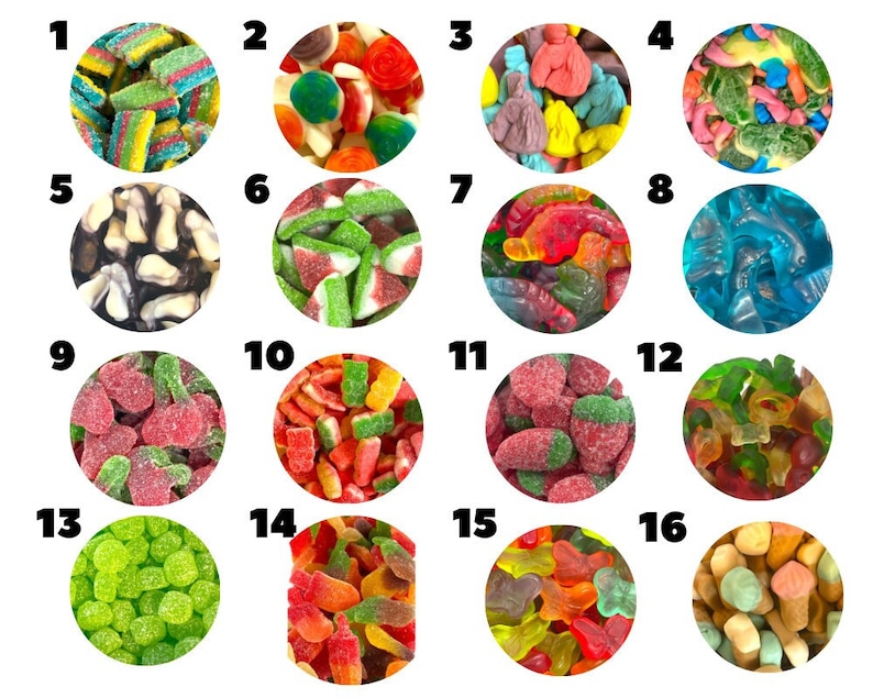 Custom Mix Gummy Candy Gift Box: UK Sweet Treat - Etsy