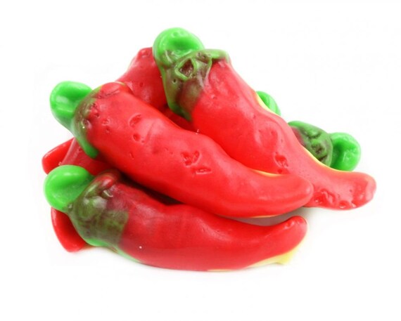 Gummy Chili Peppers Gummy Candy UK Candy Gift Box Sweet - Etsy