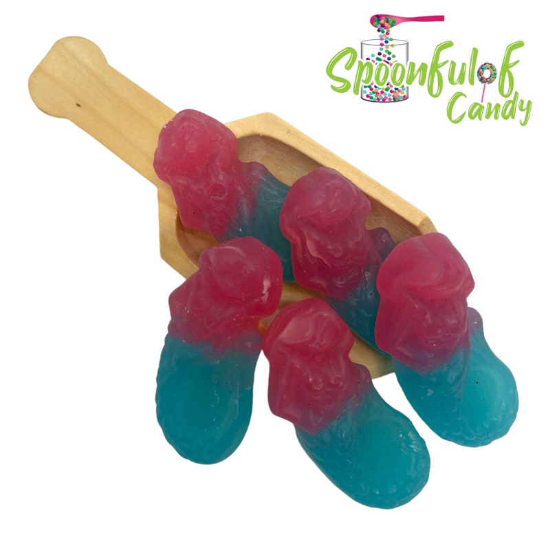 8oz Gummy Mermaids: Fruit Bubblegum Candy, UK Treat - Etsy