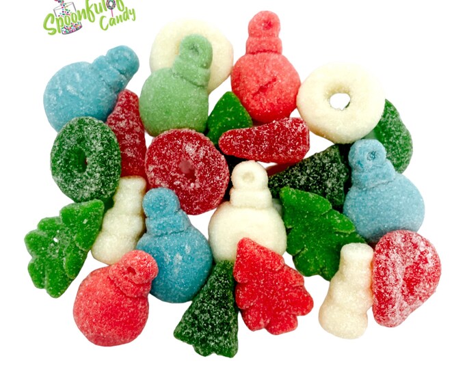 Sugary Gummy Christmas Candy Mix, Gummies, Stocking Stuffer, Gummy ...