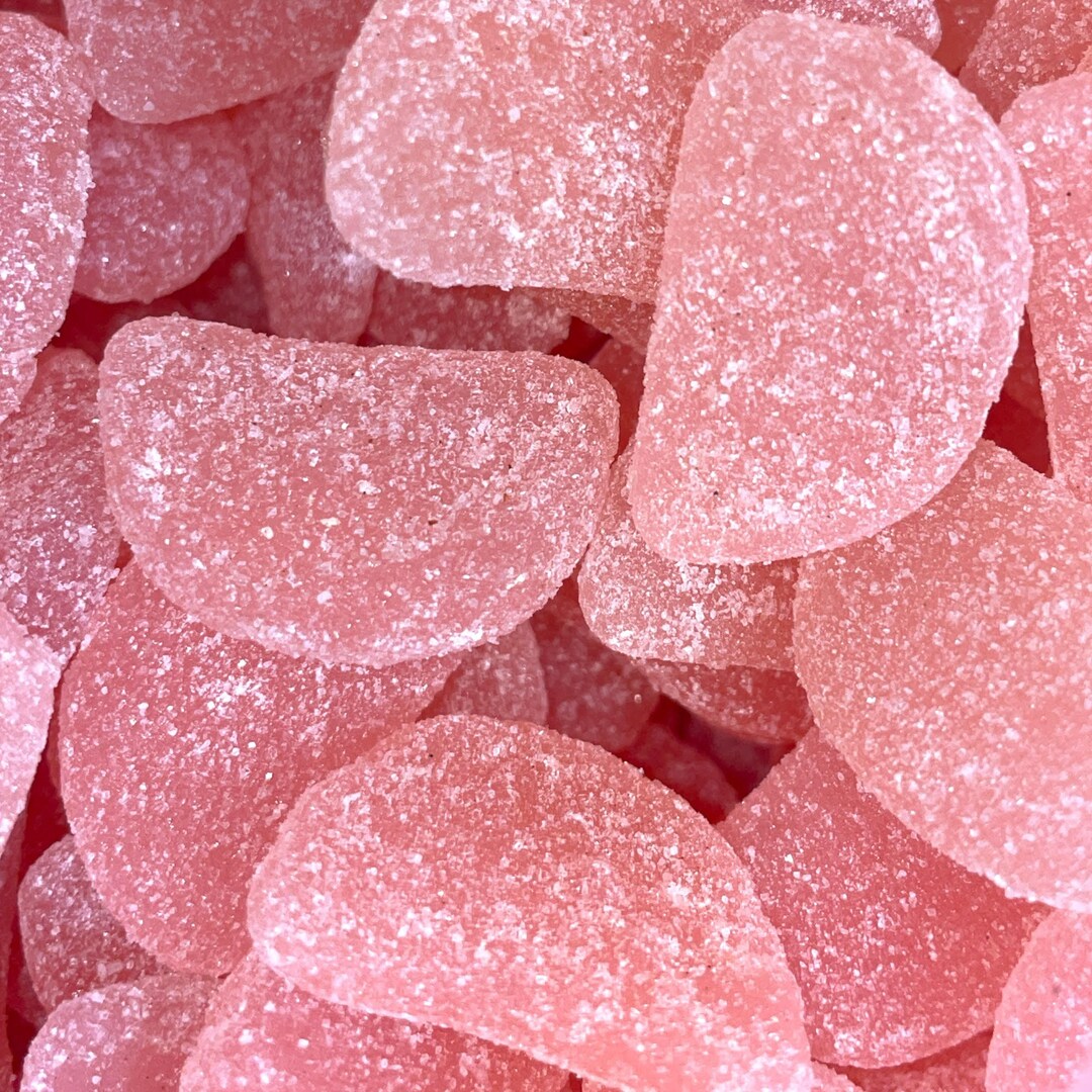 Sour Watermelon Bites-gummy Candy, Sour Candy, Watermelon Candy, Gift ...