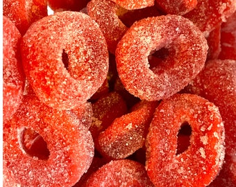 Bayside Candy Gummy Watermelon Rings - Sweet & Sour Gummy Candy - Etsy