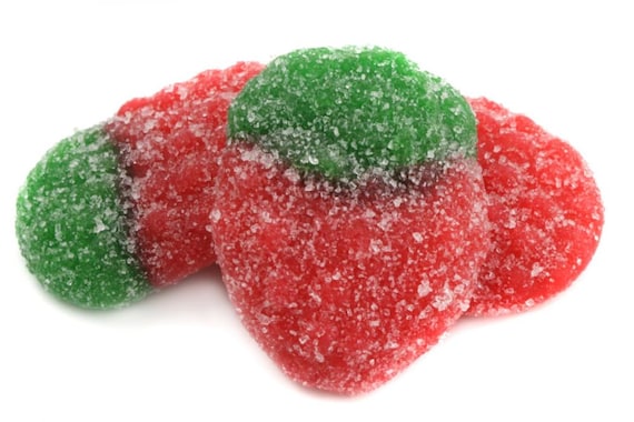 Gummy Sour Strawberry Gummy Candy UK Candy Gift Box Sweet - Etsy