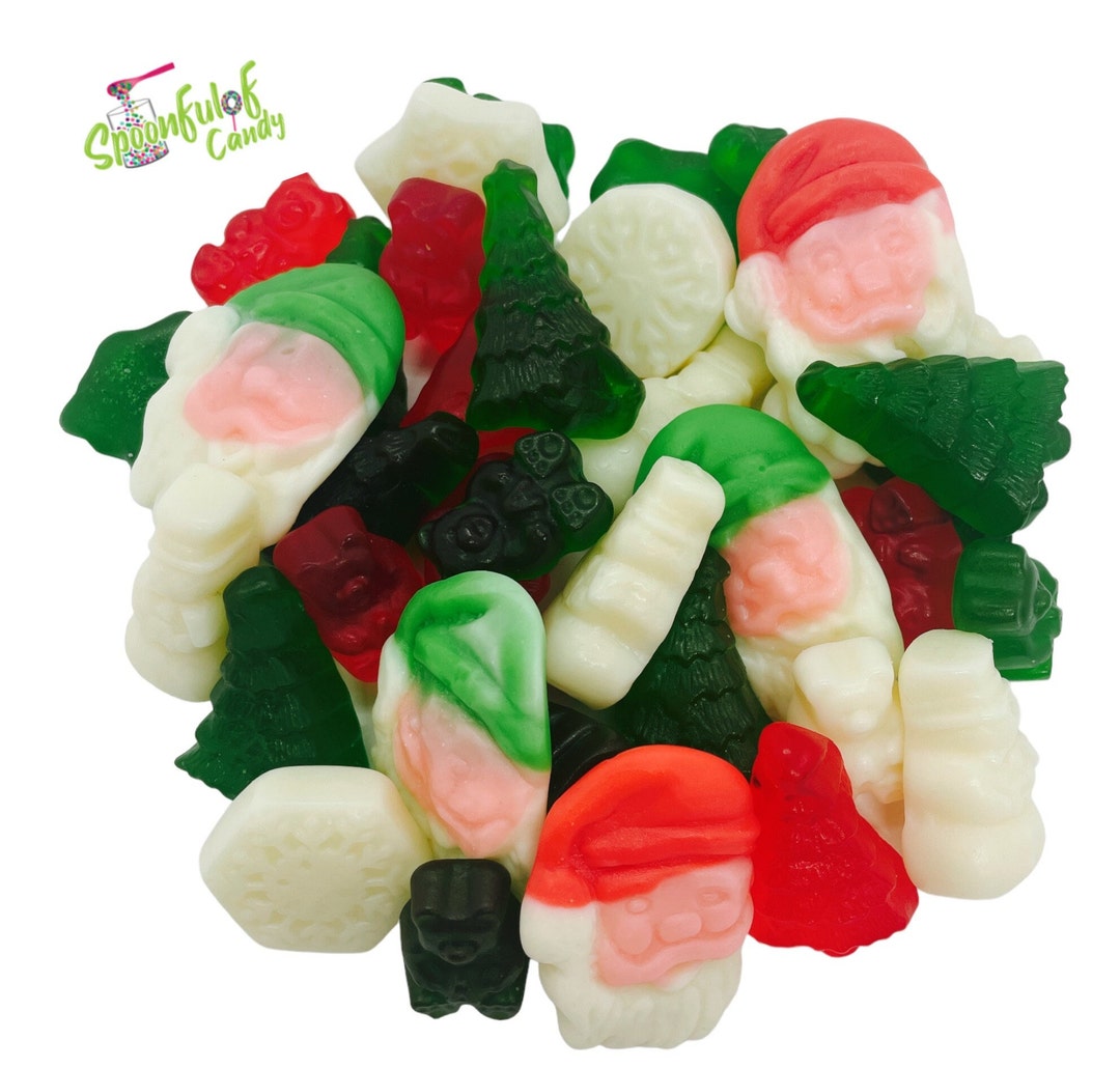 Gummy Christmas Mix, Gummy Candy, Stocking Stuffer, Santa, Elf - Etsy