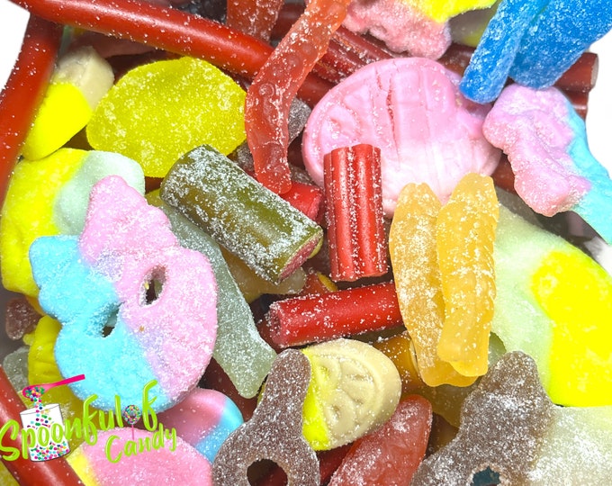 Sweetish Sweet and Sour Mix 8oz Bag-sweden Candy, Premium Gummies, Bubs ...