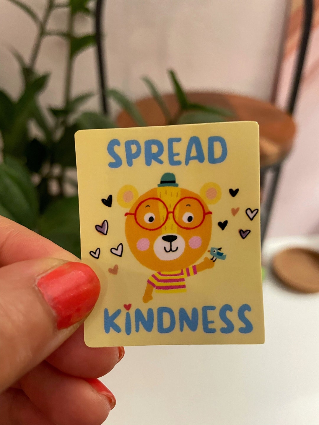 Spread Kindness Sticker Adhesive Decor Vinyl Sticker Laptop Decal - Etsy