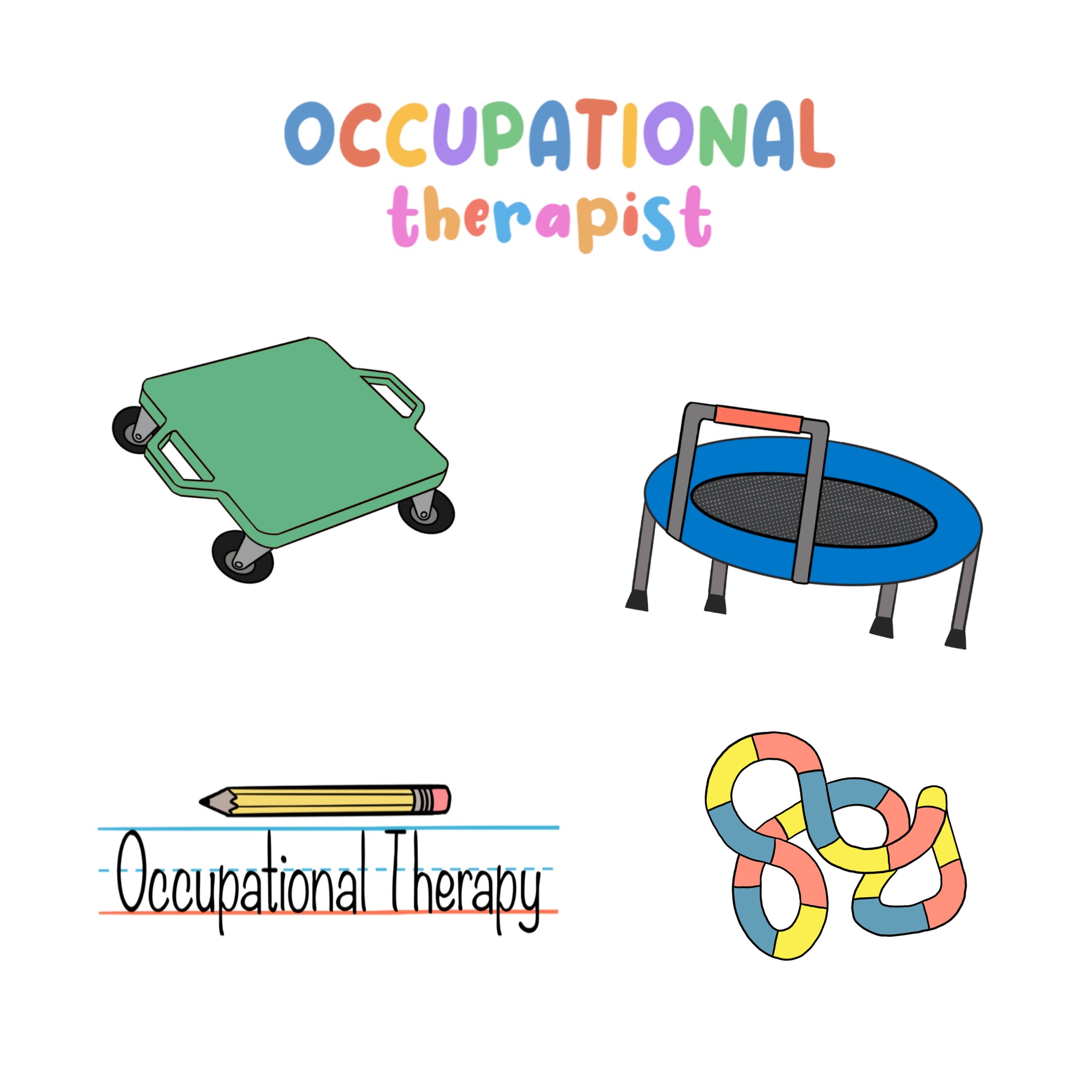OT - Sticker Pack #1 | Occupational Therapy | Occupational Therapist ...