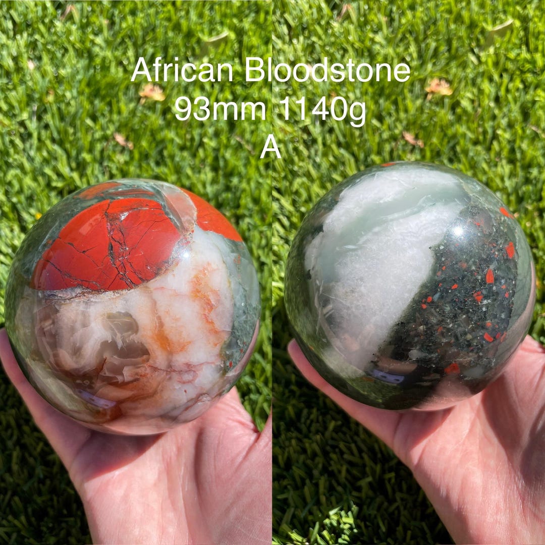 African Bloodstone Sphere Ball Orb to Choose From US Seller FREE ...