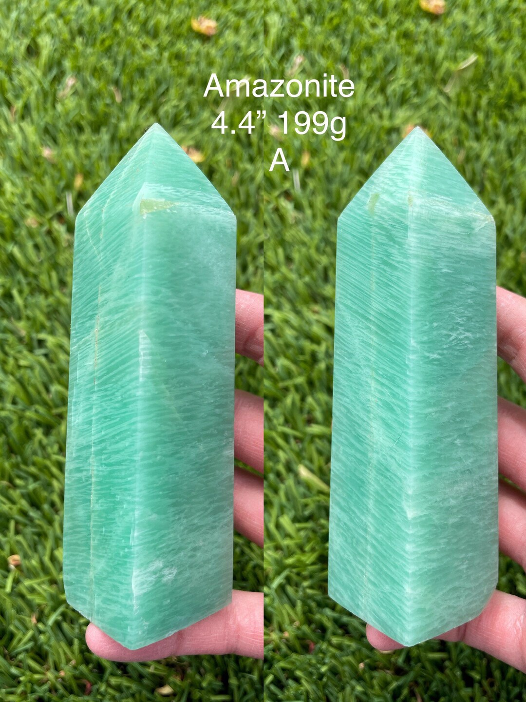 Amazonite Tower Point Obelisk to Choose From US Seller - Etsy