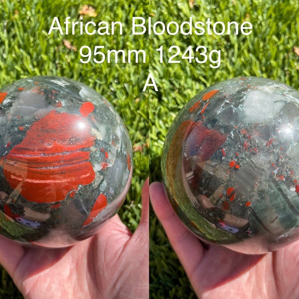 Bloodstone Sphere - Etsy